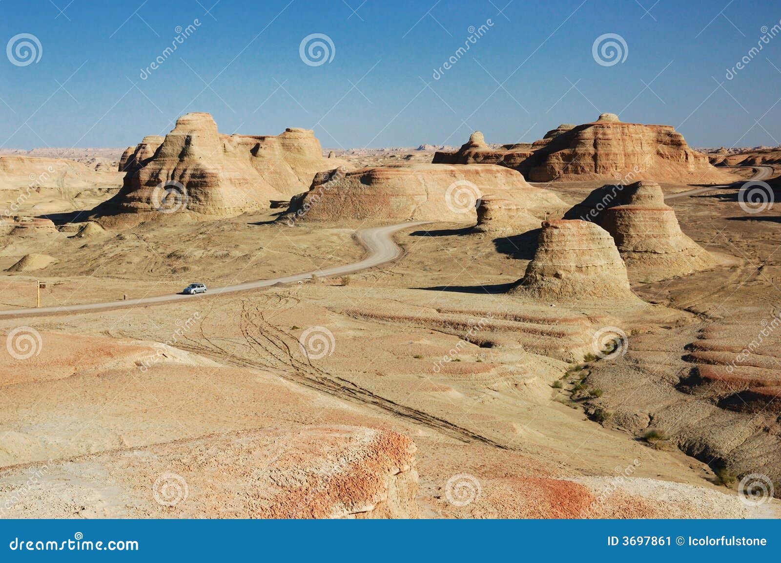 Urho Ghost Castle stock image. Image of erode, wind, yadan - 3697861