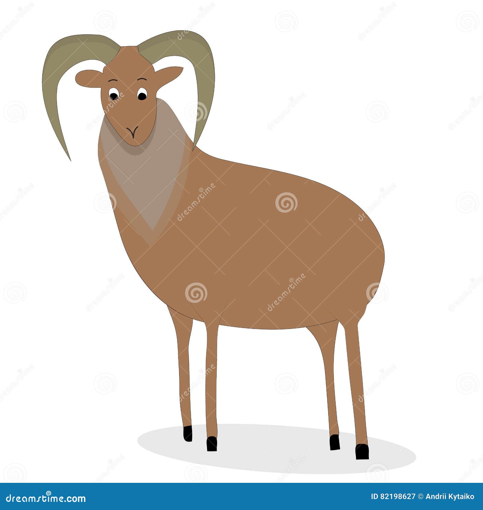 Dot To Dot Urial Animal Isolated Coloring Page Vector Illustration ... Dot To Dot Urial Animal Isolated Coloring Page Vector Illustration ...