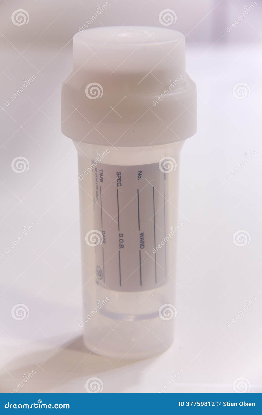 Urin sample container stock photo. Image of clinic, medical - 37759812