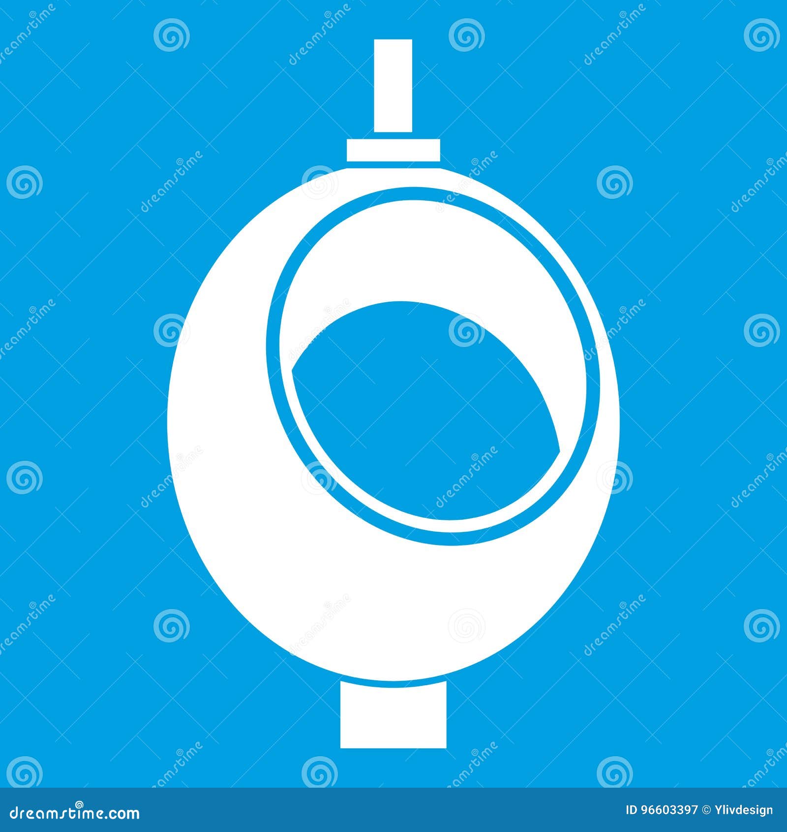 Urinal Or Chamber Pot For Men Set Icons Cartoon Vector | CartoonDealer ...