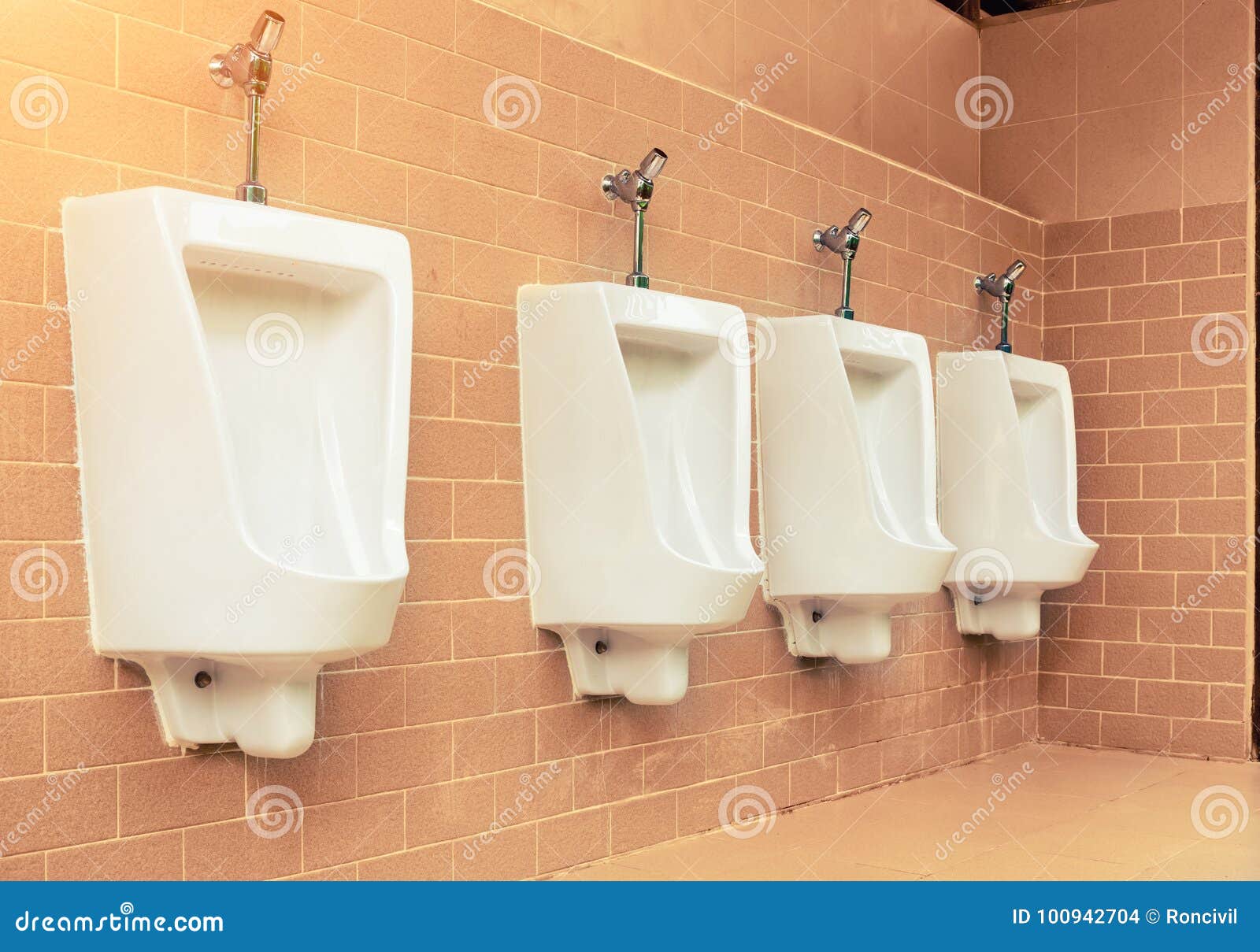 Urinal Tile Wall stock photo. Image of interior, decoration - 100942704