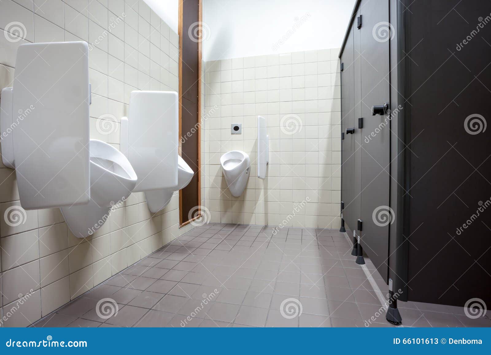 Urinal and toilet doors stock image. Image of open, lavatory - 66101613