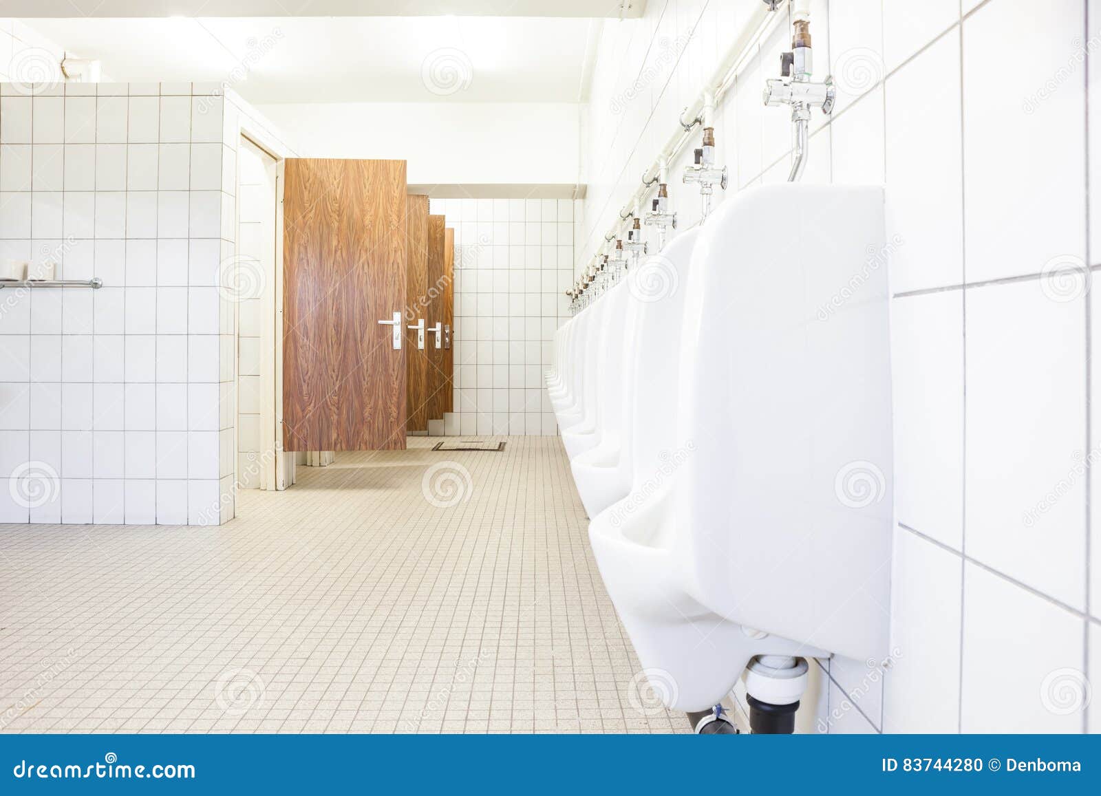 Urinal and toilet doors stock photo. Image of elegance - 83744280