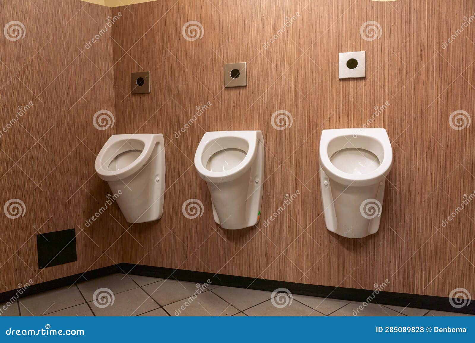 Urinal on the wall stock photo. Image of luxury, flush - 285089828