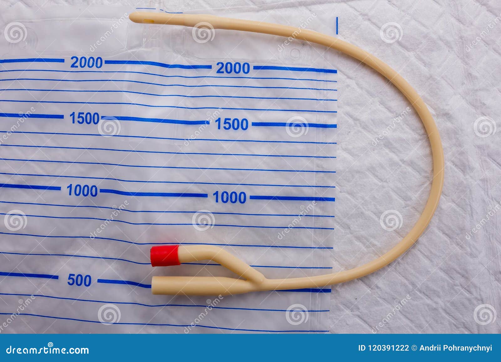 Urinary Catheter on the Package for Urine Stock Photo - Image of system ...