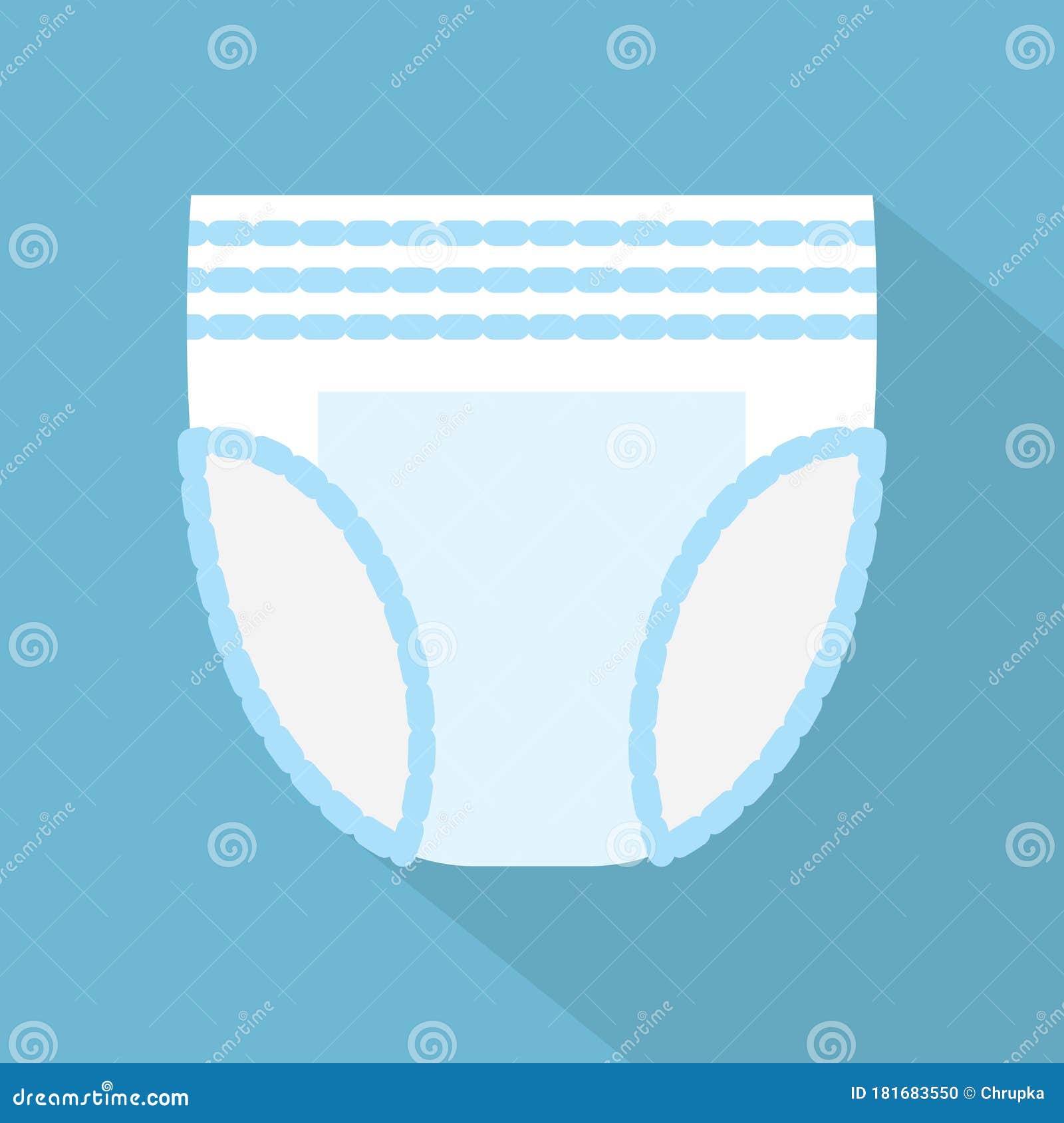Urinary Incontinence Diaper Icon Stock Vector - Illustration of ...