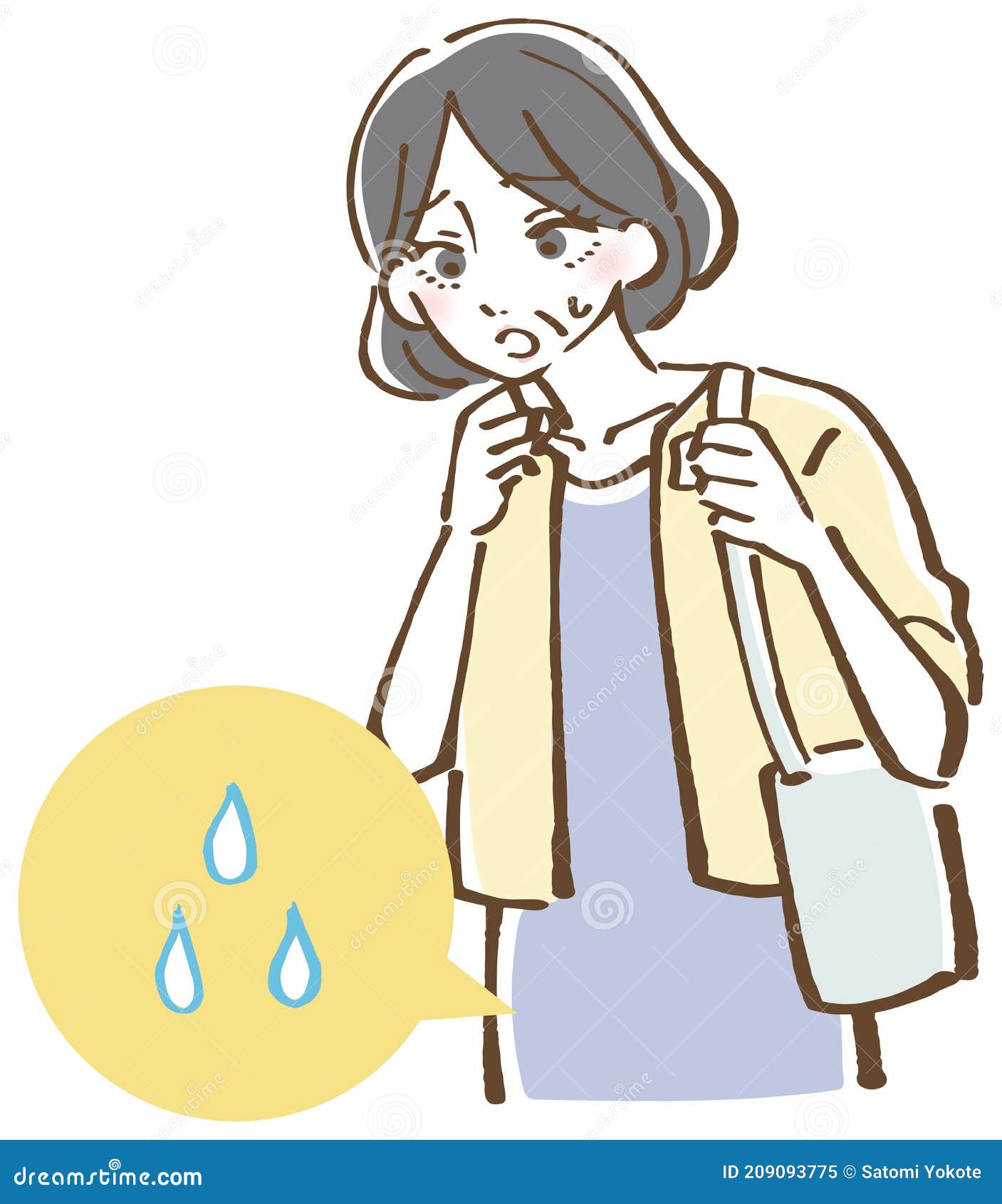 Urine Intention Urine Leakage Female Illustration Stock Illustration ...