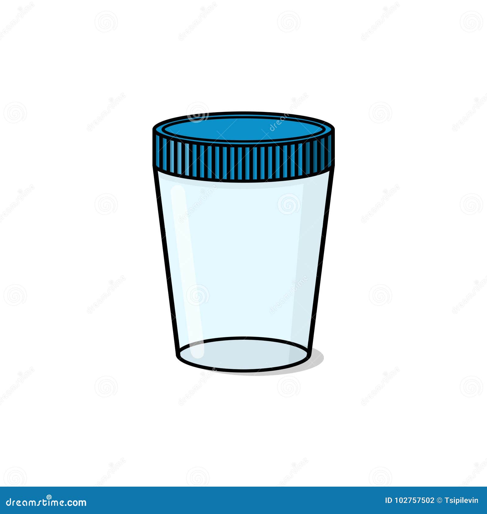 Urine Sample Empty Container Royalty-Free Cartoon | CartoonDealer.com ...