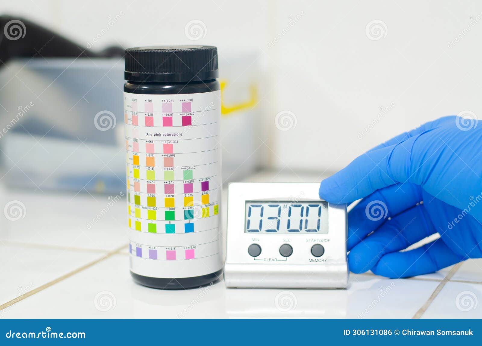 Urine Strip 11 Test in Laboratory Stock Photo - Image of laboratory ...