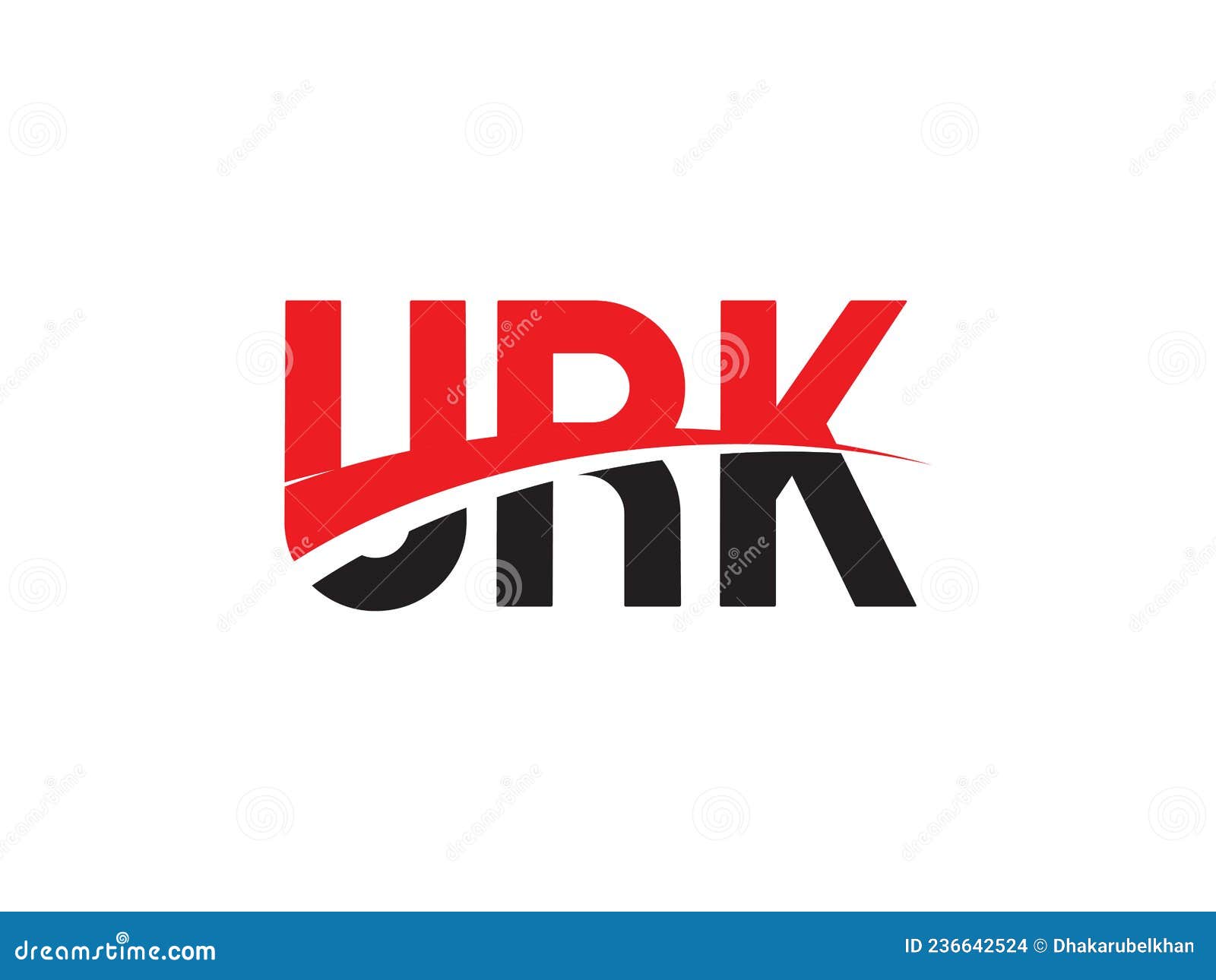 URK Letter Initial Logo Design Vector Illustration Stock Vector ...