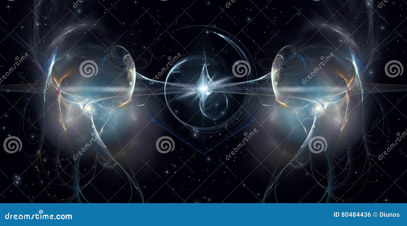 Urknall, Illustration 3D stock abbildung. Illustration von platz - 80484436