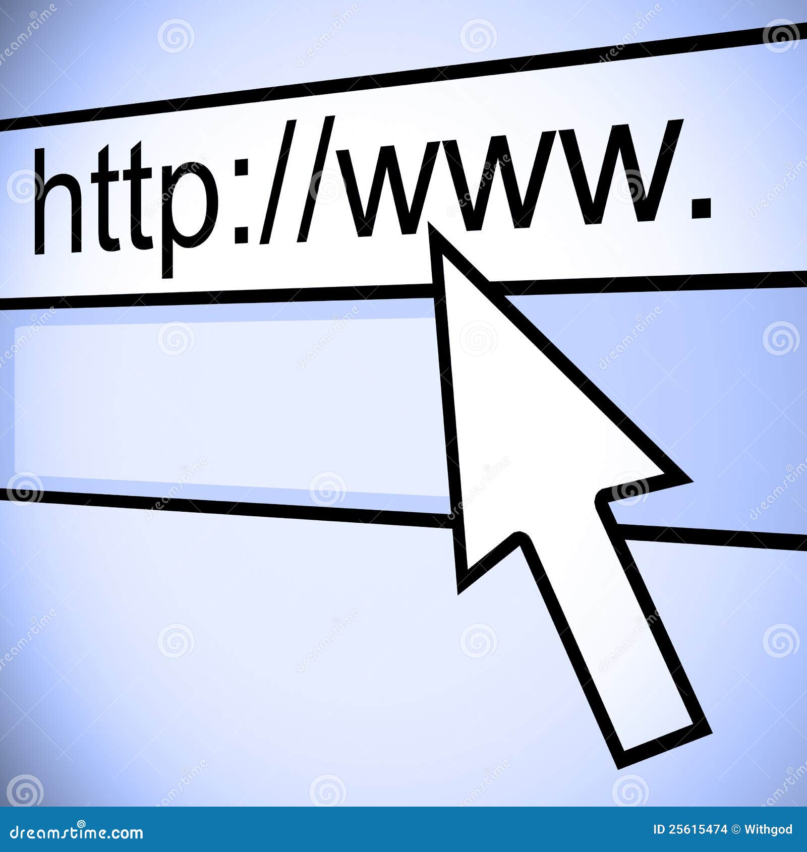 URL del web browser stock de ilustración. Ilustración de imagen - 25615474