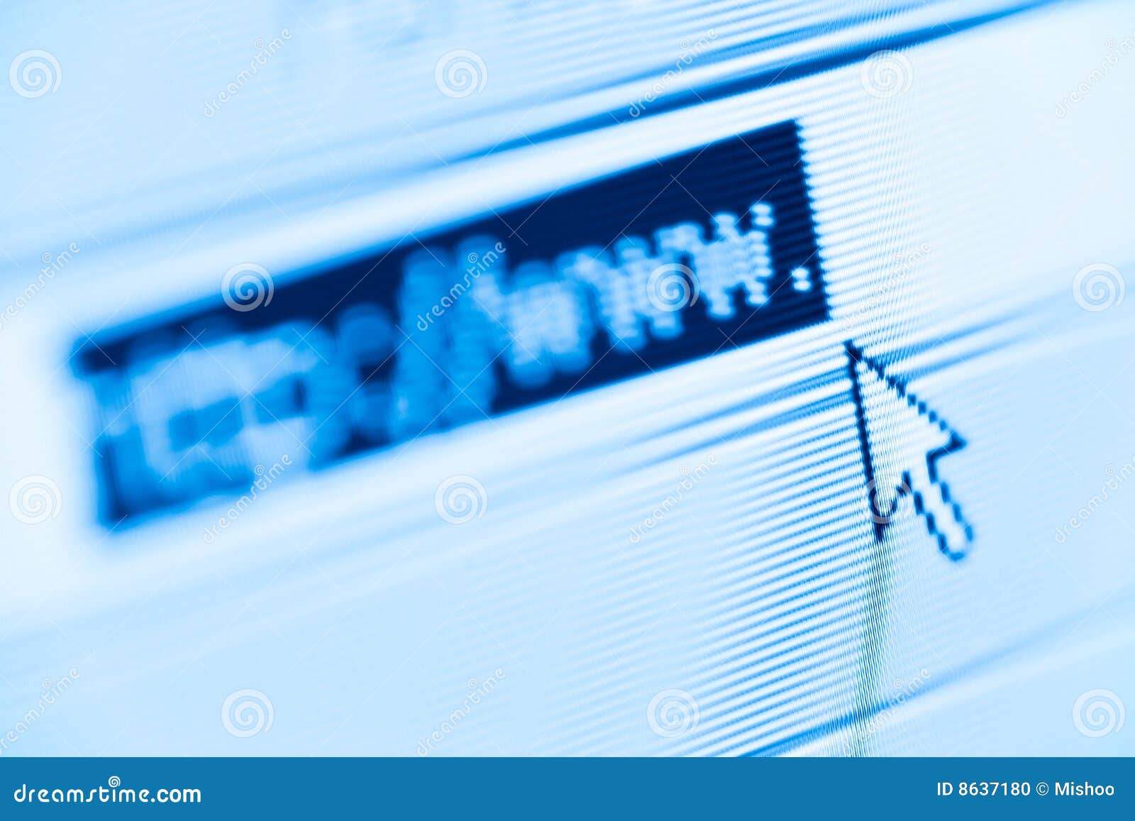 URL do Internet foto de stock. Imagem de internet, cursor - 8637180