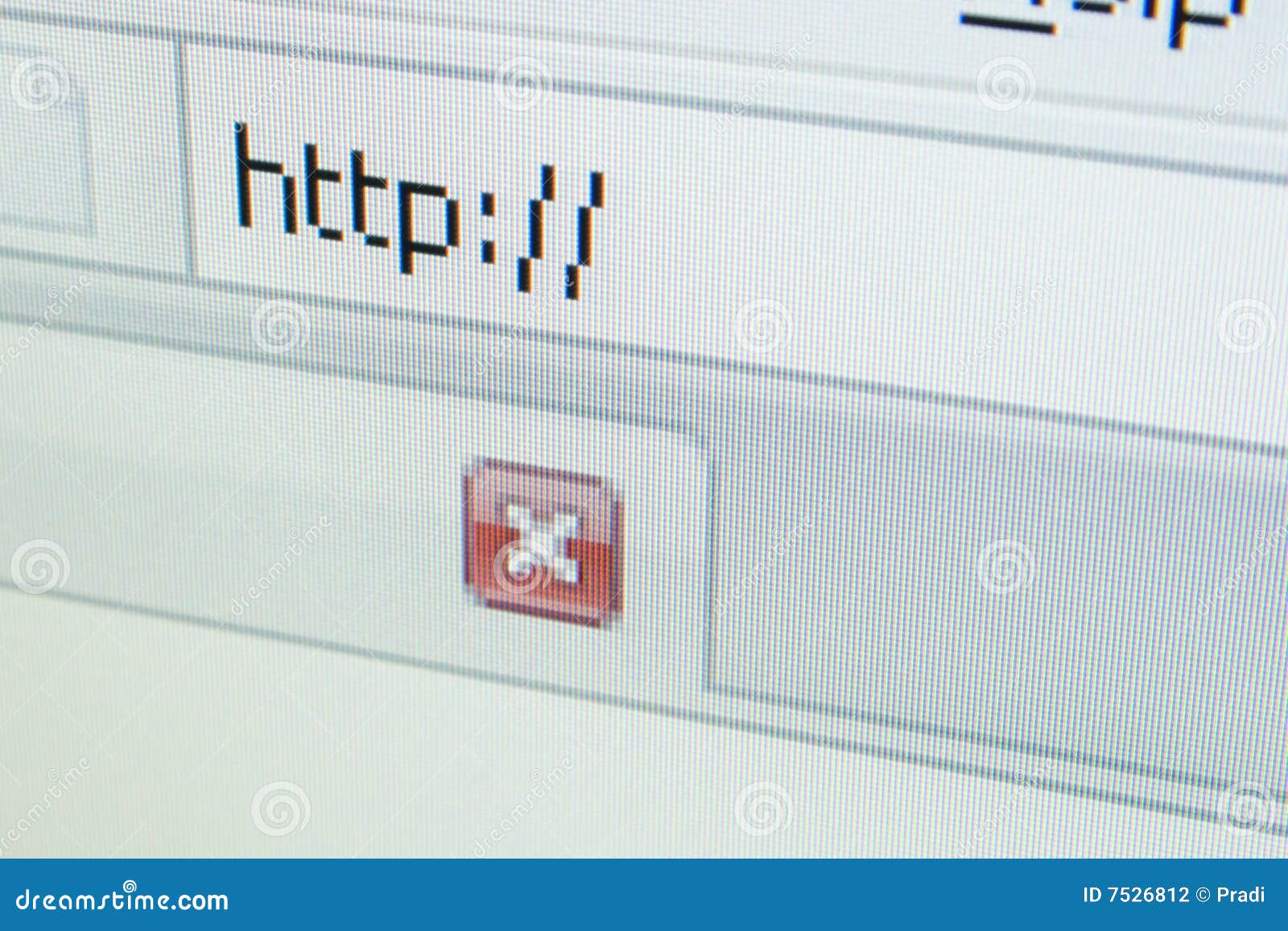 URL - HTTP stock photo. Image of monitor, network, screen - 7526812