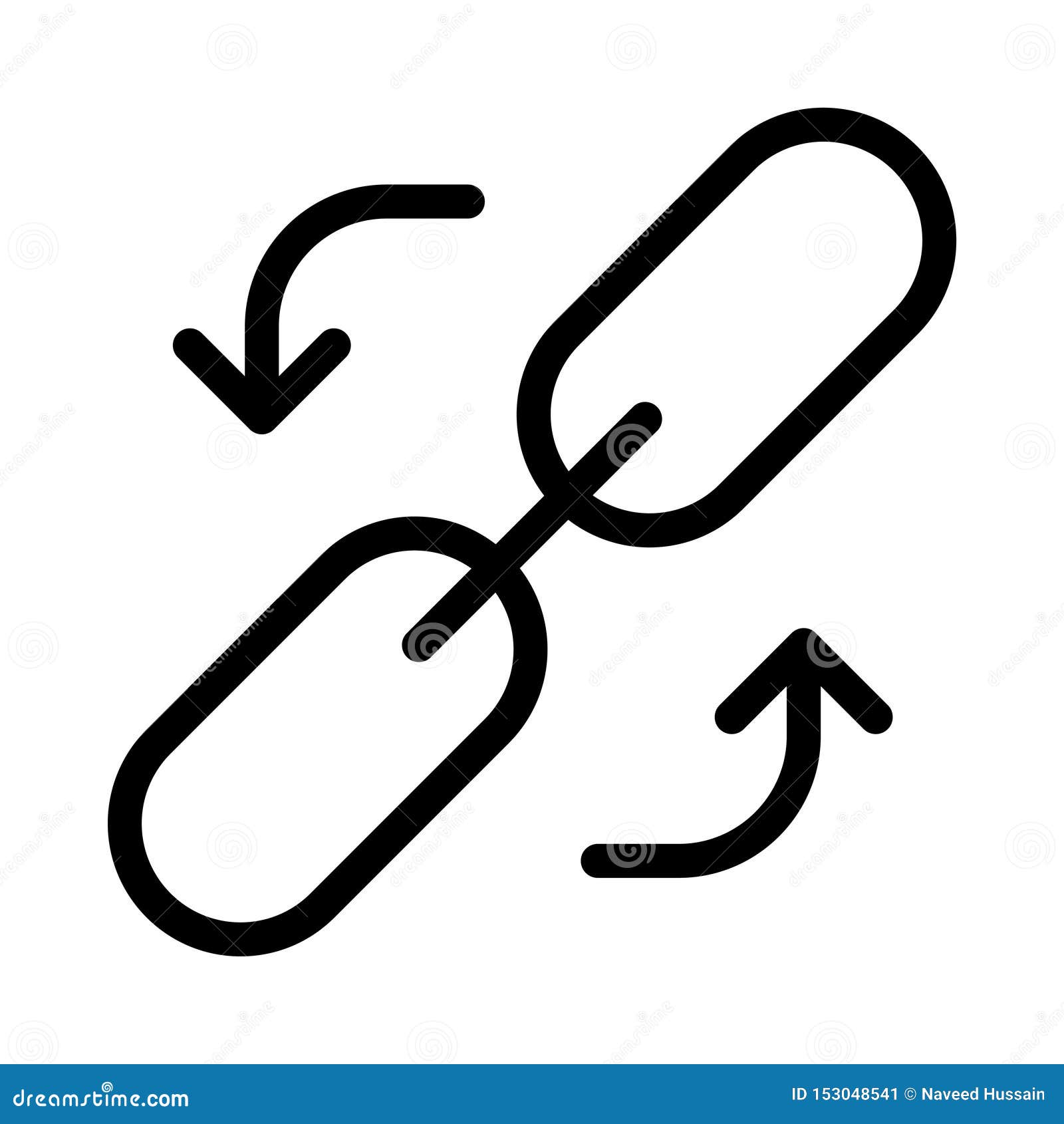 URL glyph flat vector icon stock vector. Illustration of document ...
