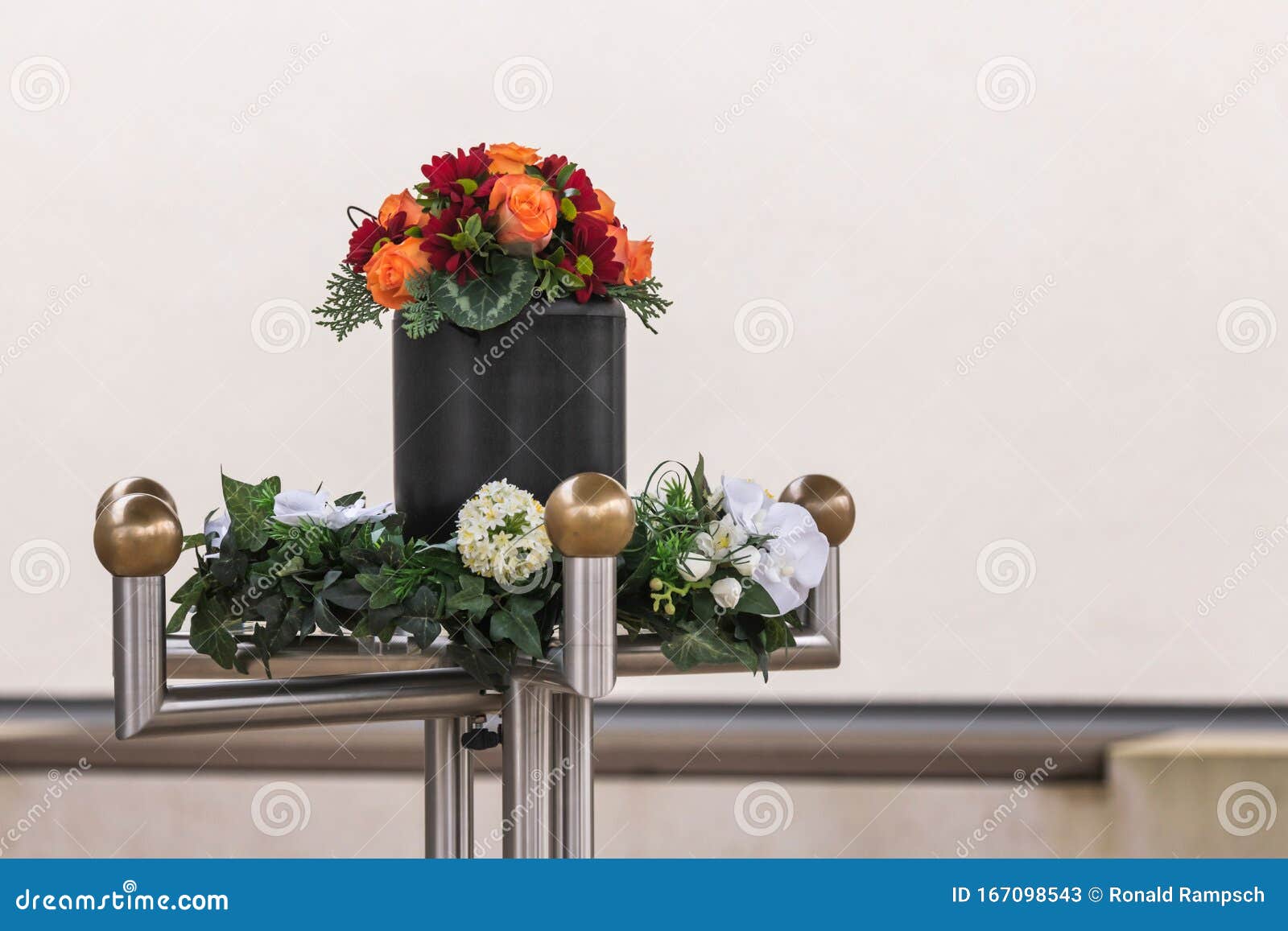 An Urn with Flowers Shortly before the Funeral Stock Image - Image of ... An Urn with Flowers Shortly before the Funeral Stock Image - Image of ...