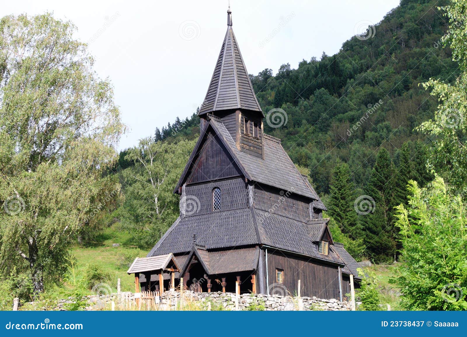 Urnes Stave Viking church stock image. Image of norwegian - 23738437