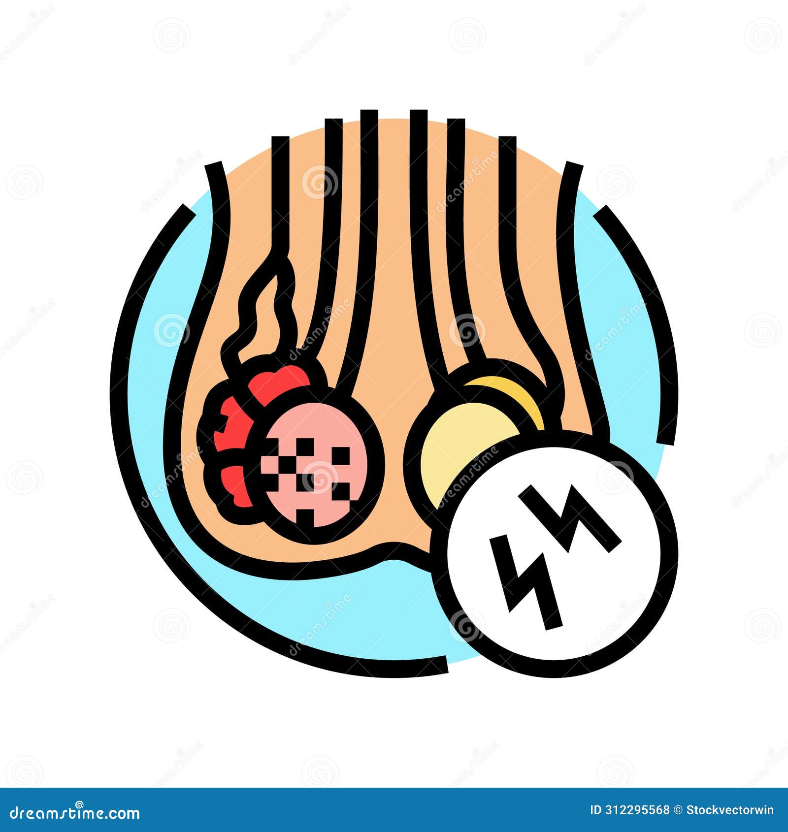 Urodynamic Testing Urology Color Icon Vector Illustration Stock Vector ...