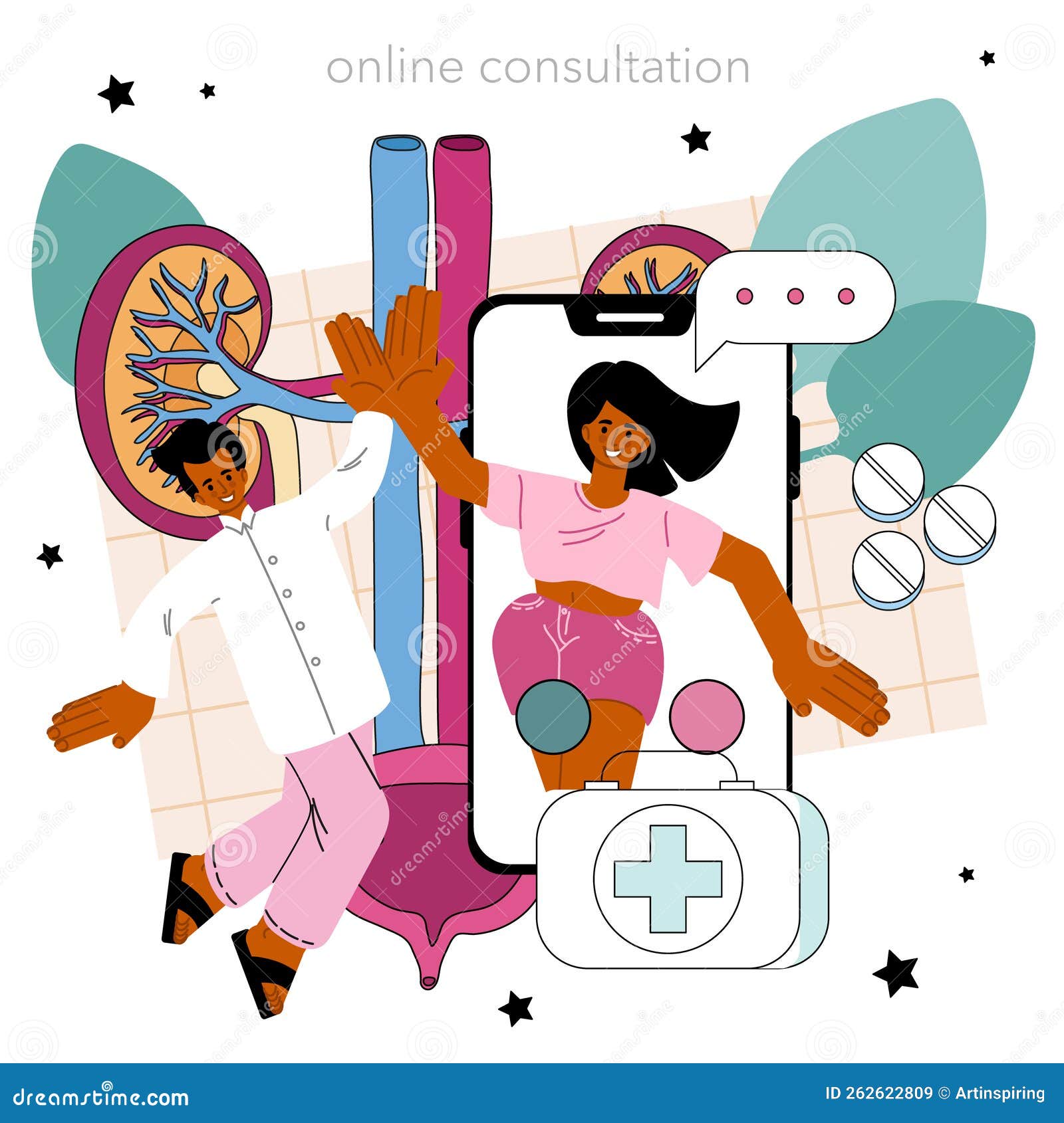 Urologist Online Service or Platform. Urinary System Examination, Stock ... Urologist Online Service or Platform. Urinary System Examination, Stock ...