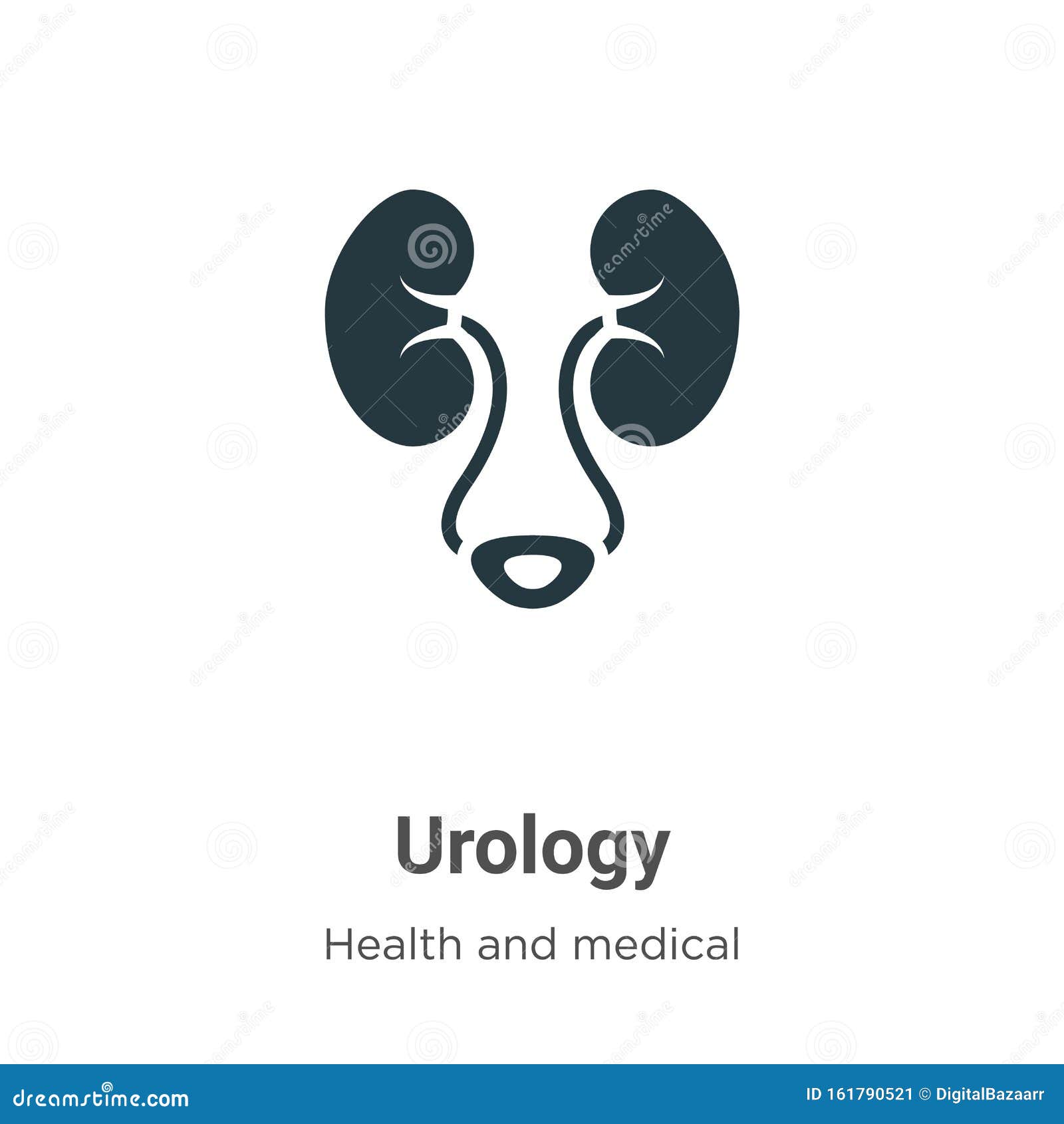 Urology Vector Icon On White Background Flat Vector Urology Icon