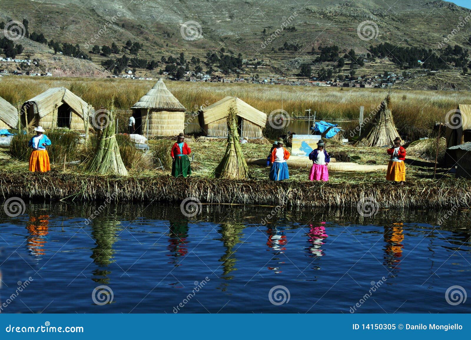 Uros editorial image. Image of travel, island, women - 14150305