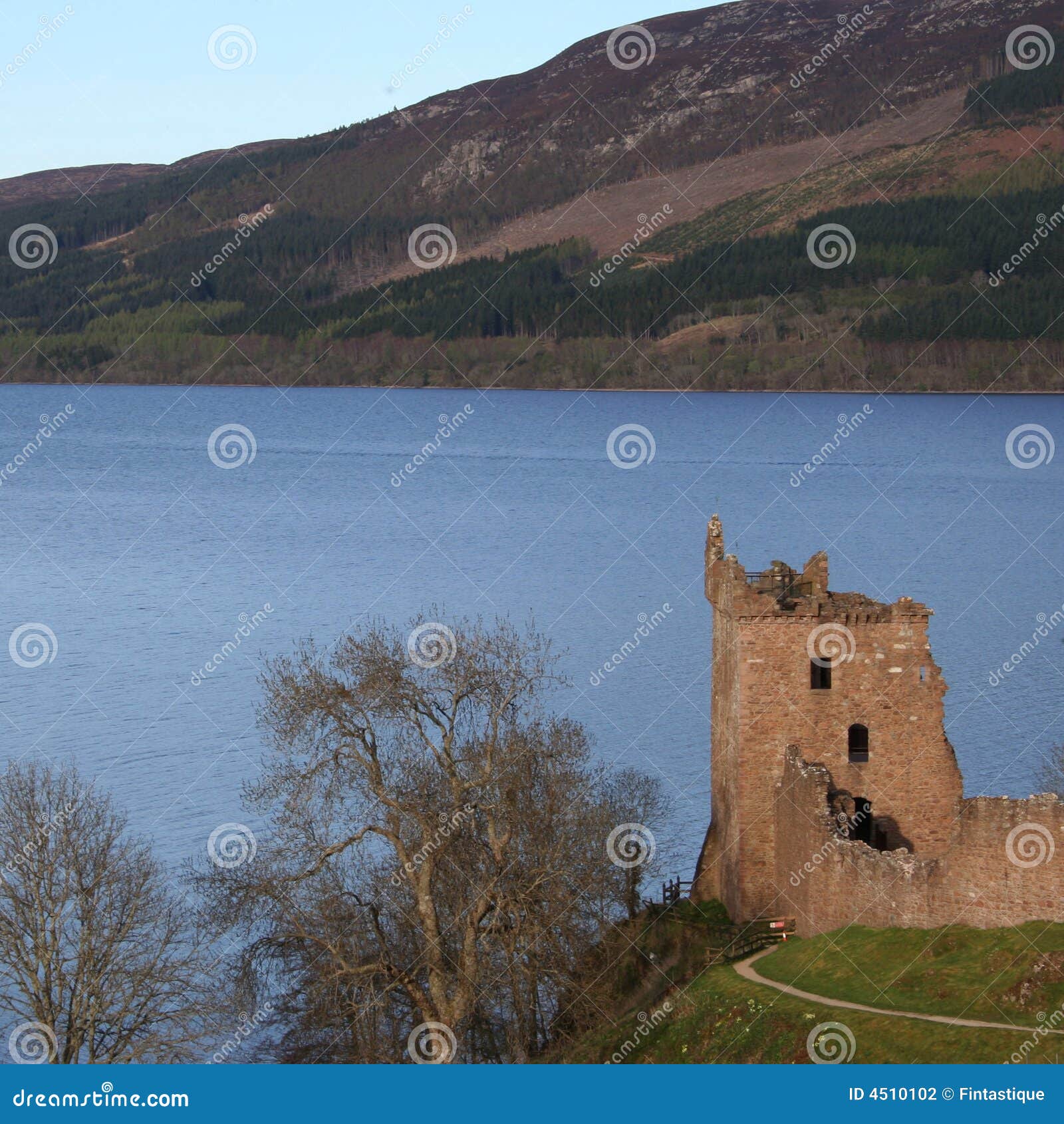 Urquart Castle Scotland stock photo. Image of shore, scotland - 4510102
