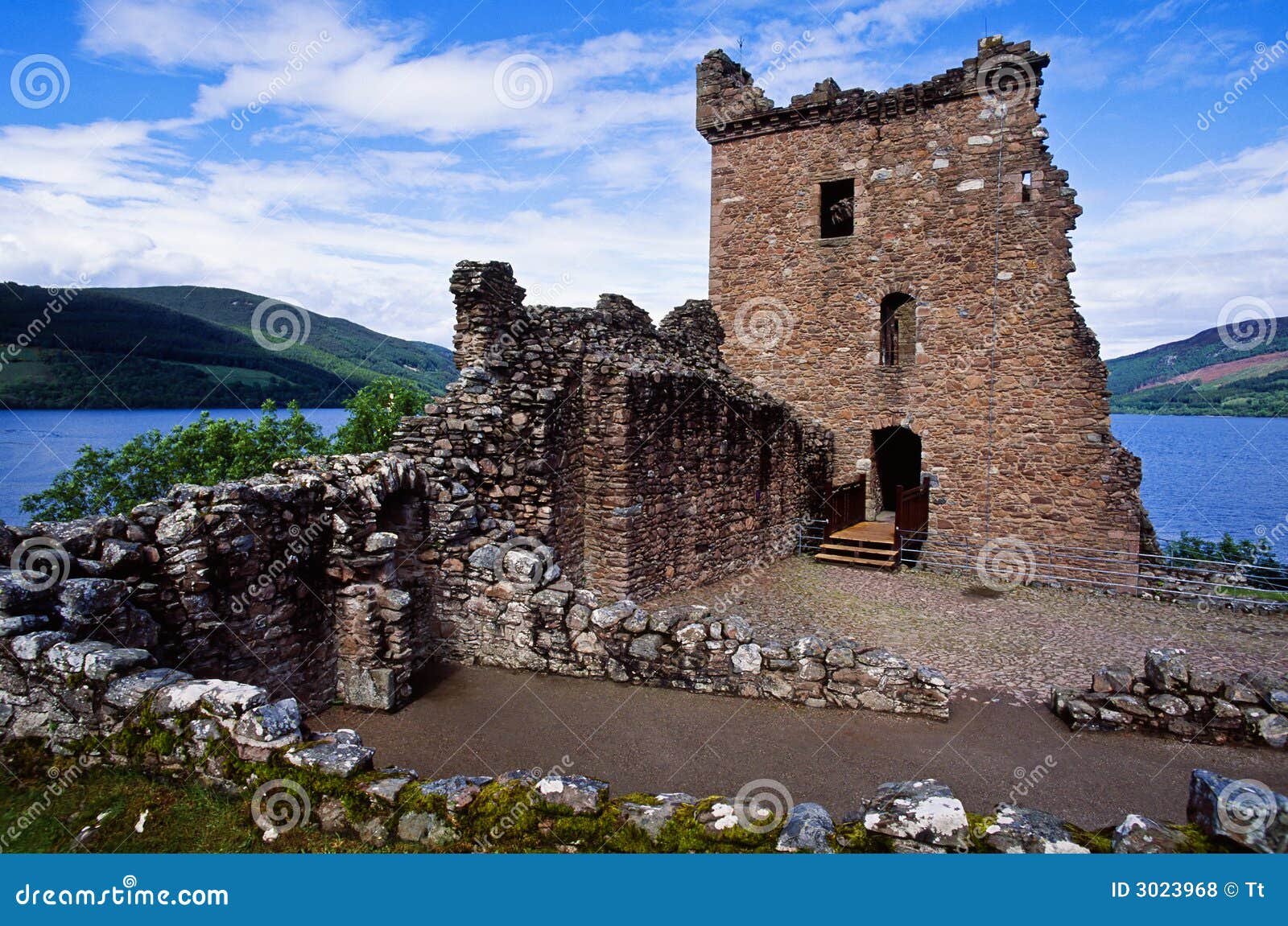 Urquhart Castle stock photo. Image of great, architecture - 3023968