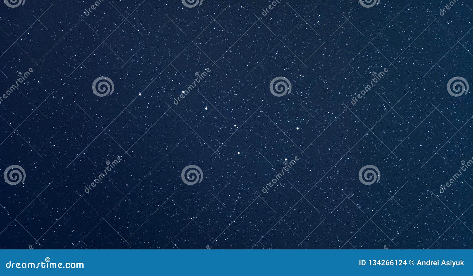 Ursa Major or Big Dipper or Great Bear Constellation Stock Photo ...