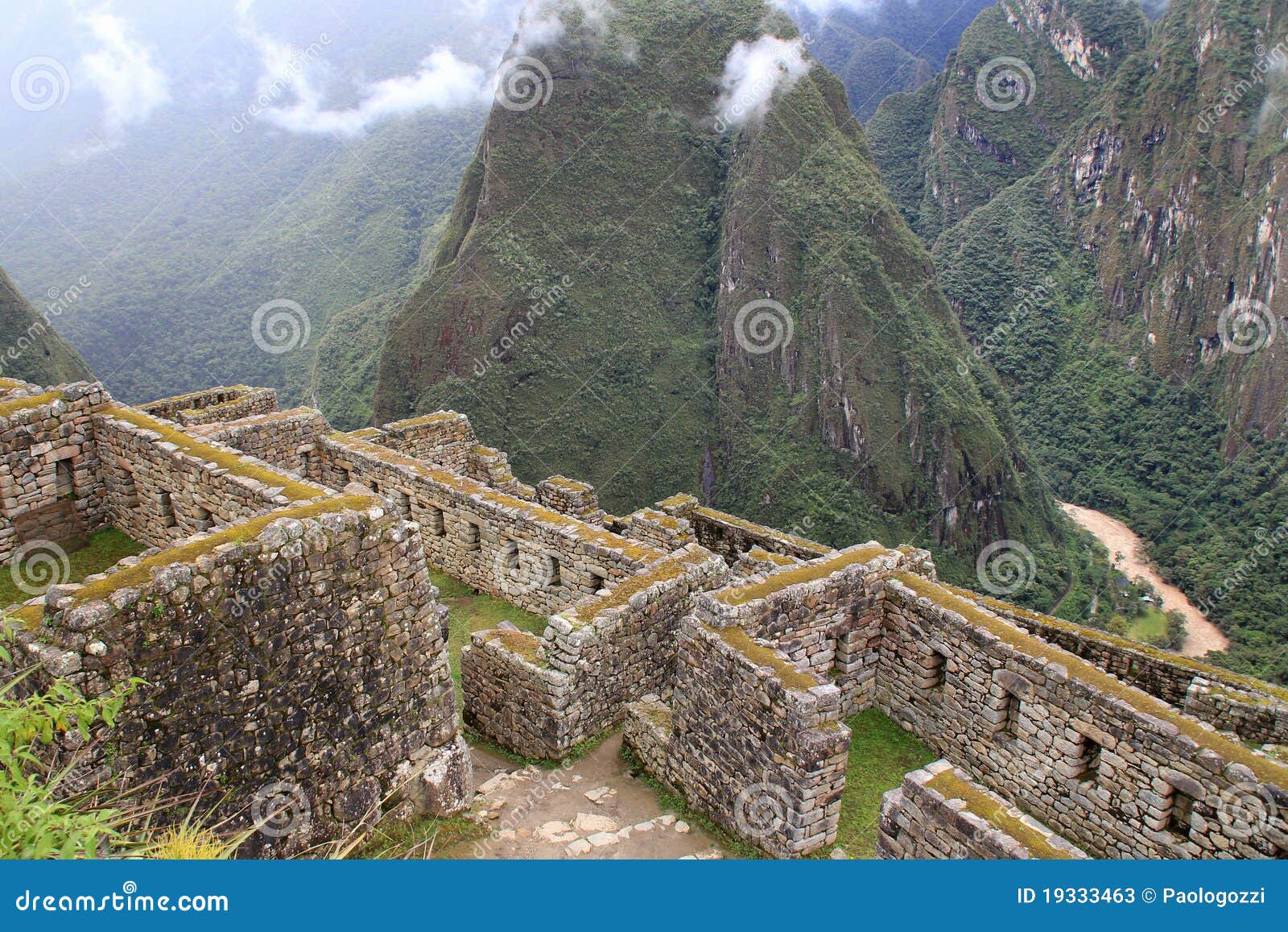 Urubamba Valley from Machu Picchu Stock Image - Image of stable, picchu ...