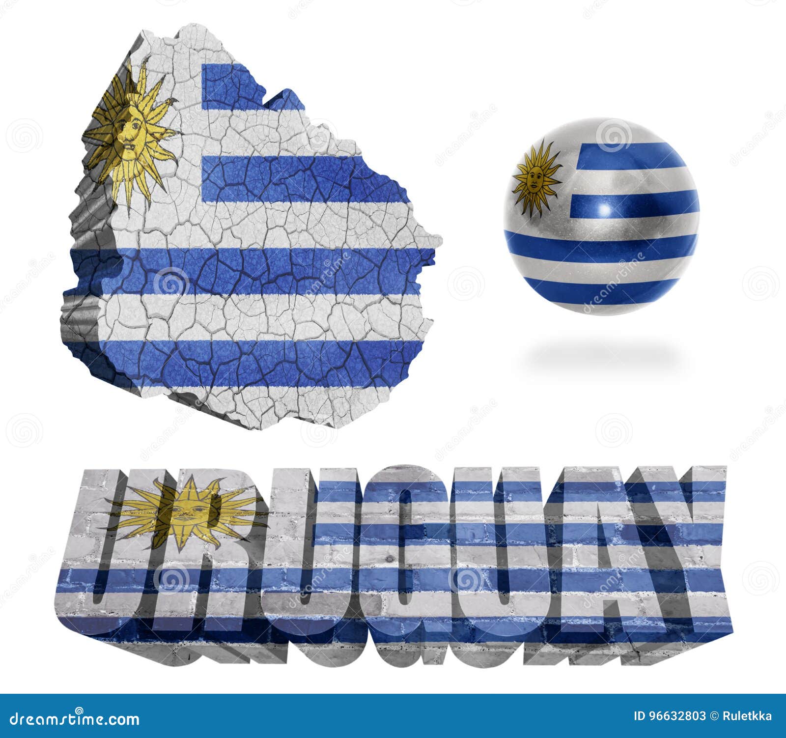 Creative Uruguay Flag