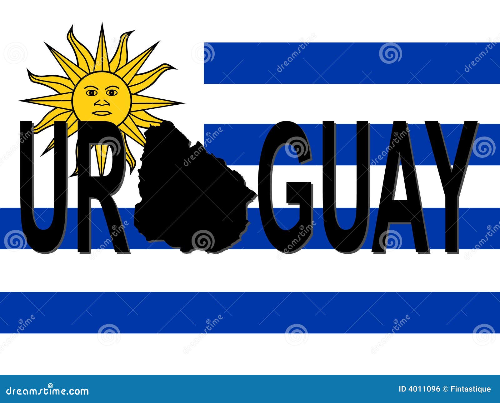 Uruguay text with map stock vector. Illustration of text - 4011096