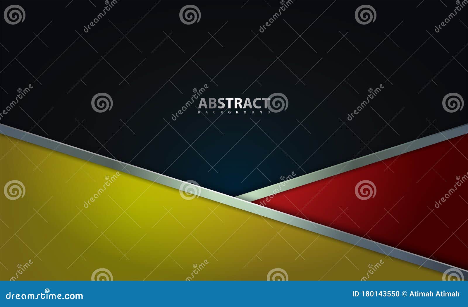 Abstract Vector Background with Modern Style of Red, Yellow, and Black ...