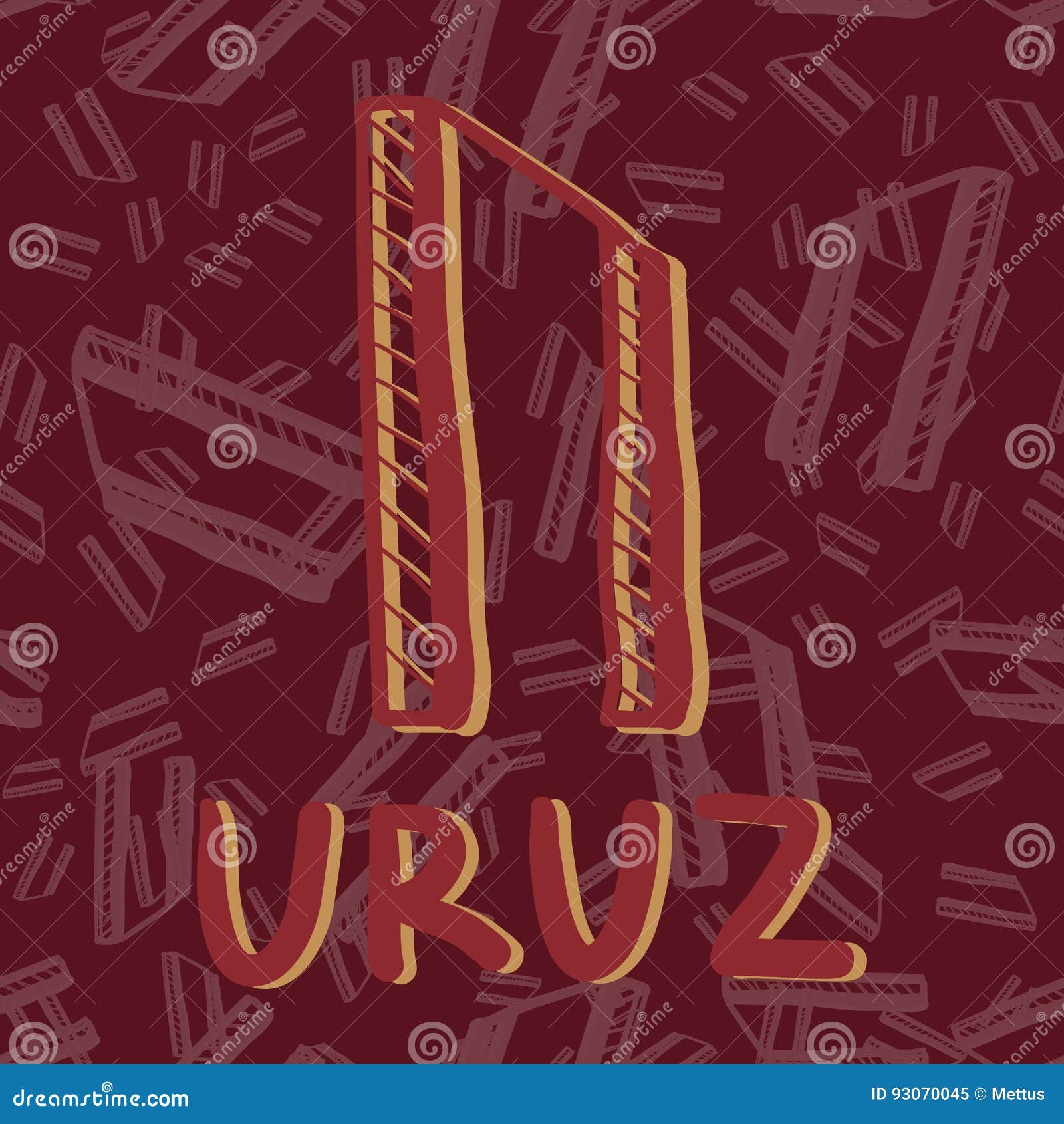 Letter Uruz. Ancient Scandinavian Runes. Runes Senior Futarka. Magic ...