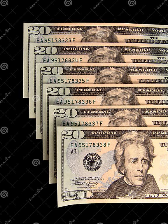 US 20 Dollars Bills stock photo. Image of charity, dollar - 3661314