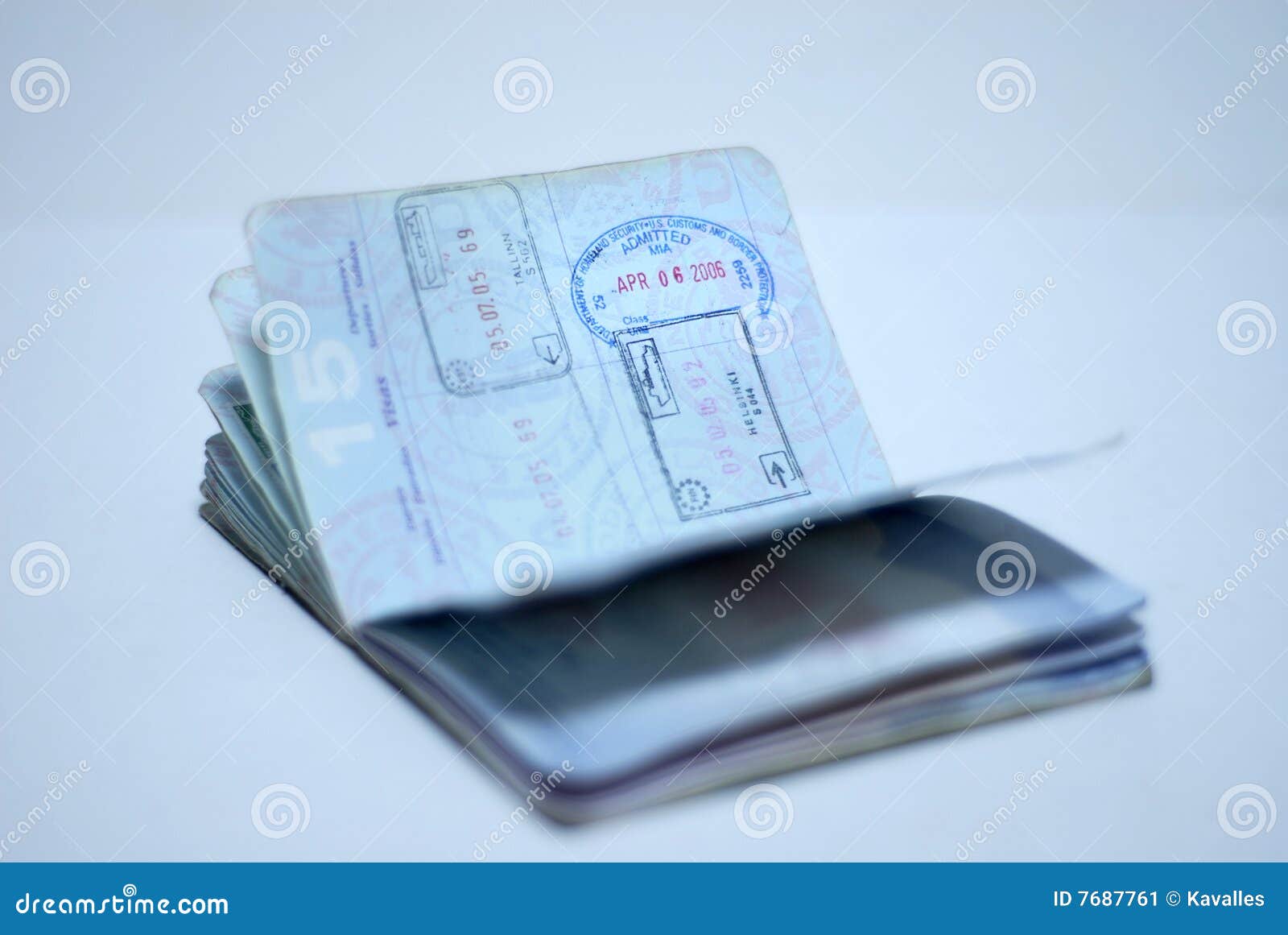 US Admitted stamp stock image. Image of customs, emigration - 7687761