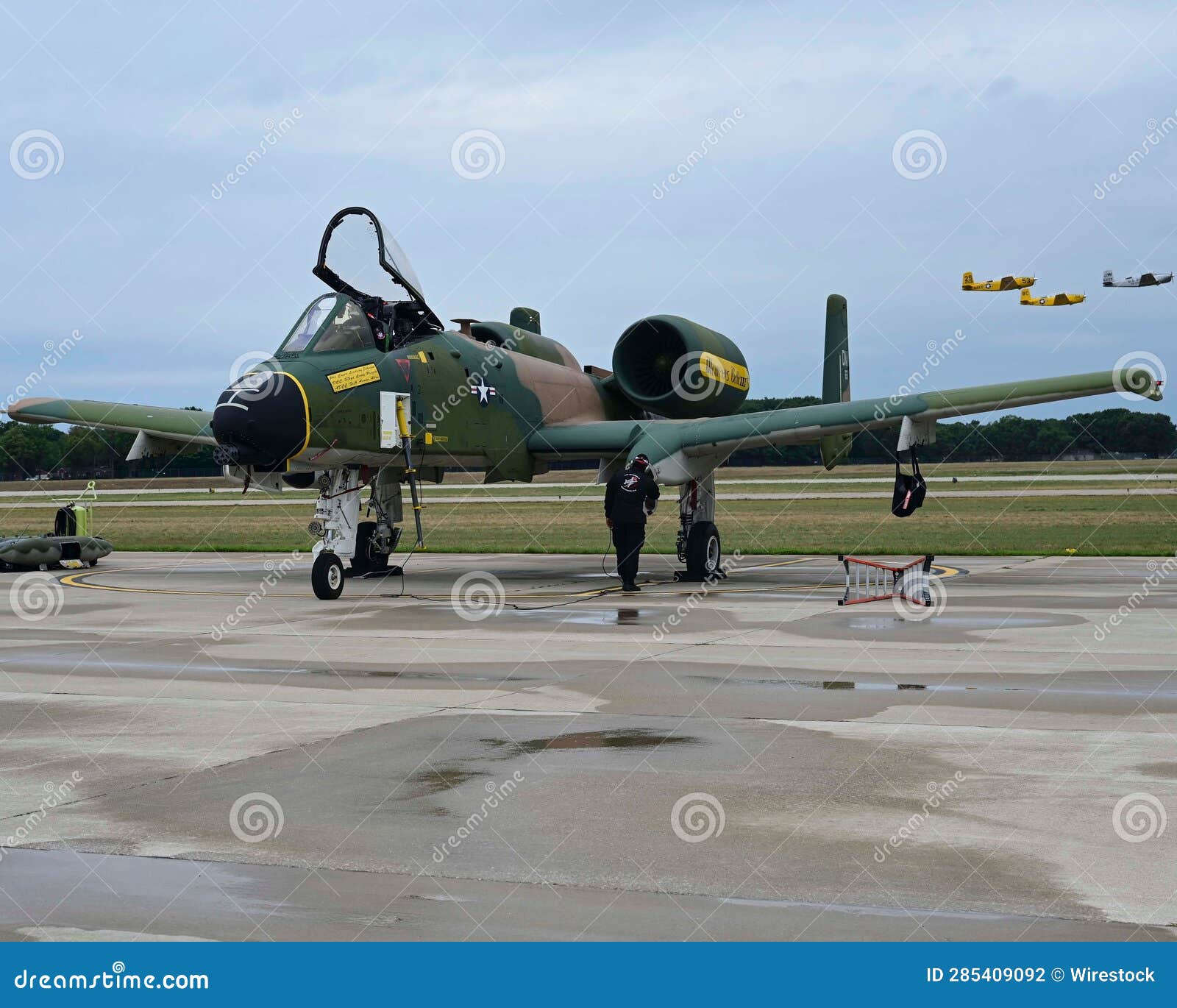 US Air Force a-10C Thunderbolt II Aircraft Parked on the Tarmac at ... US Air Force a-10C Thunderbolt II Aircraft Parked on the Tarmac at ...
