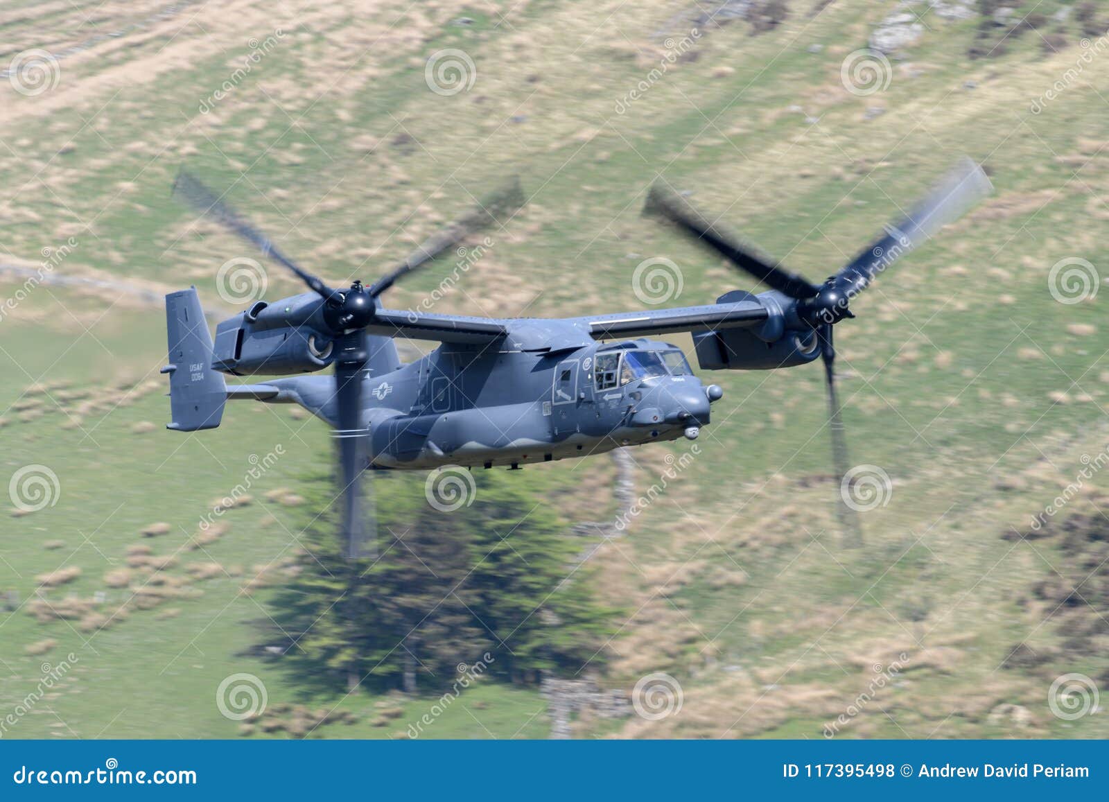 CV-22 Osprey Flying through the Mach Loop Editorial Stock Photo - Image ...