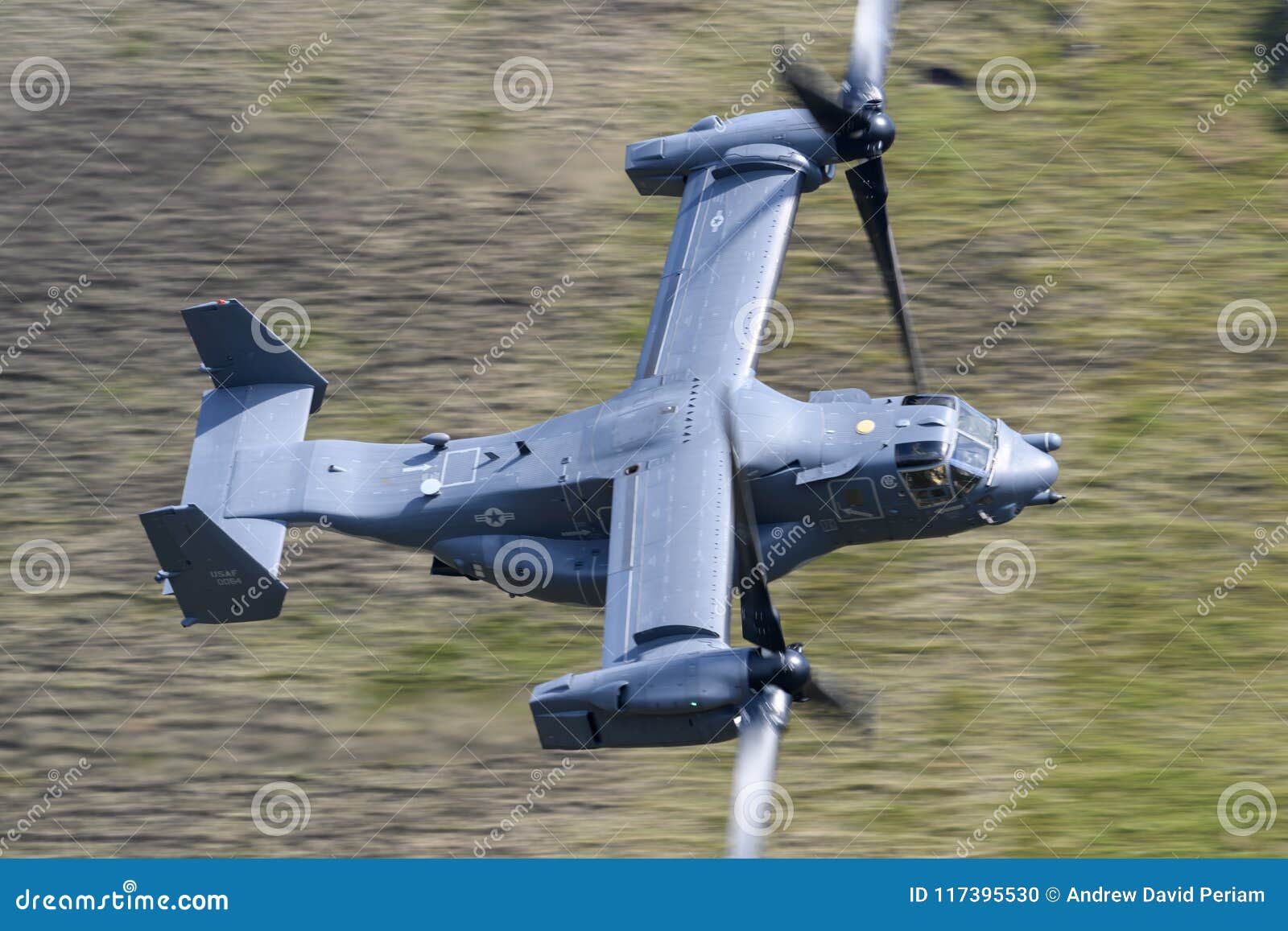 CV-22 Osprey Flying Through The Mach Loop Editorial Image ...