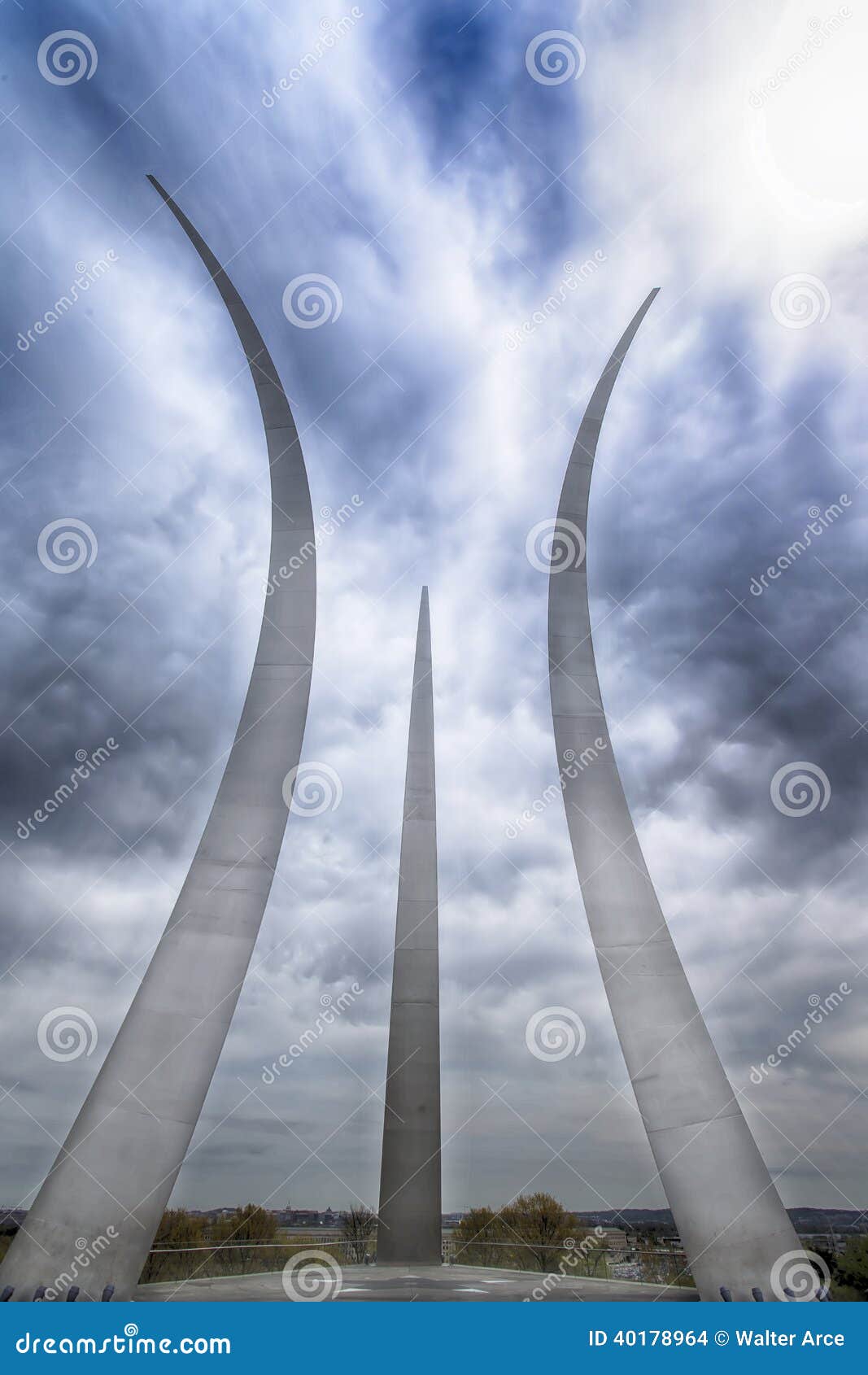 US Air Force Memorial editorial stock image. Image of force - 40178964