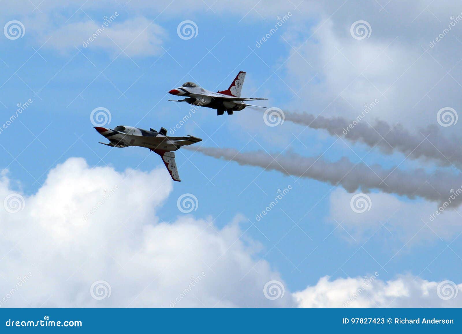 US Air Force Thunderbirds in Close Formation Editorial Stock Photo ...