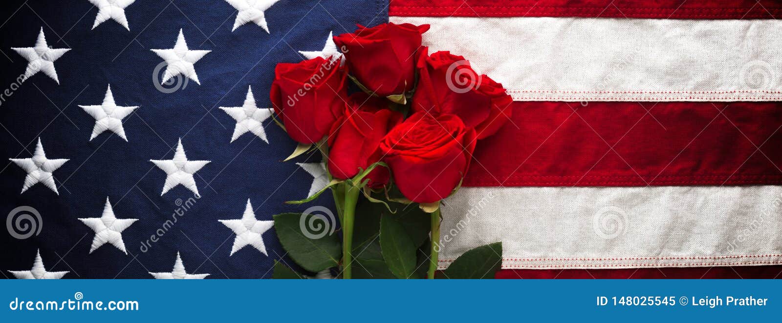 US American Flag with Roses Stock Image - Image of forces, american ...