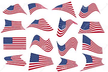 US American flying Flag stock vector. Illustration of government - 4099859