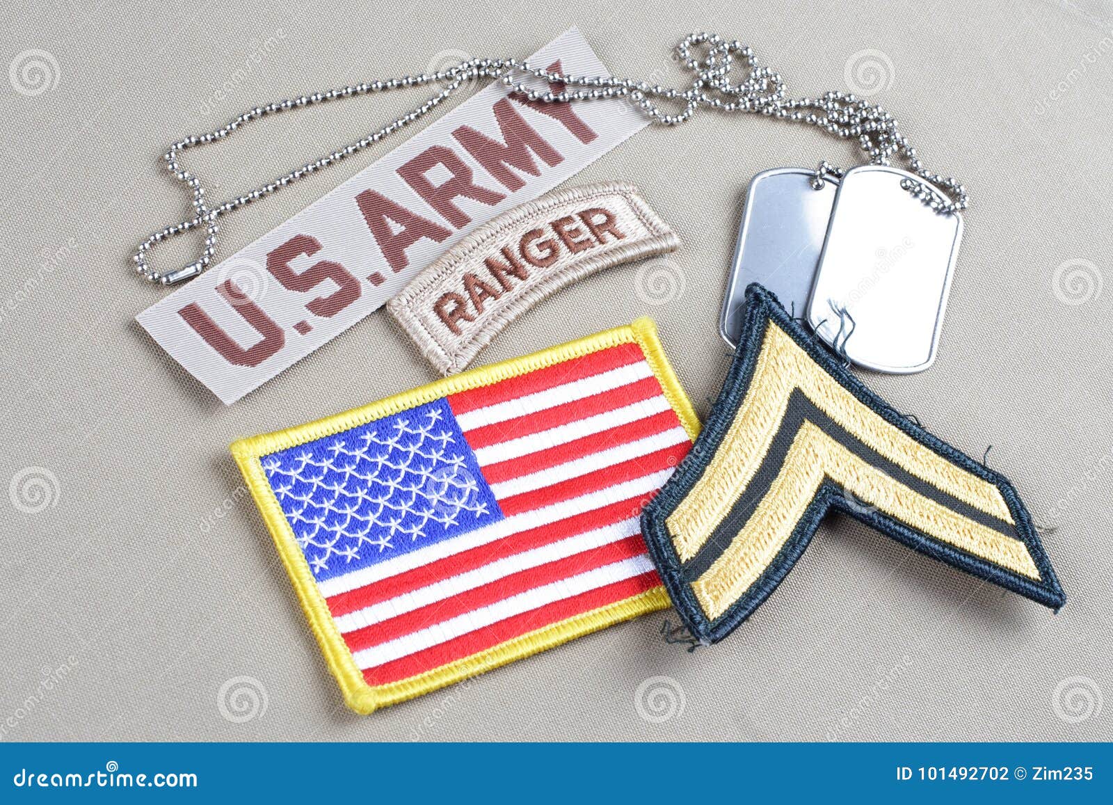 US ARMY Corporal Rank Patch Stock Photo - Image of patch, iraq: 101492702