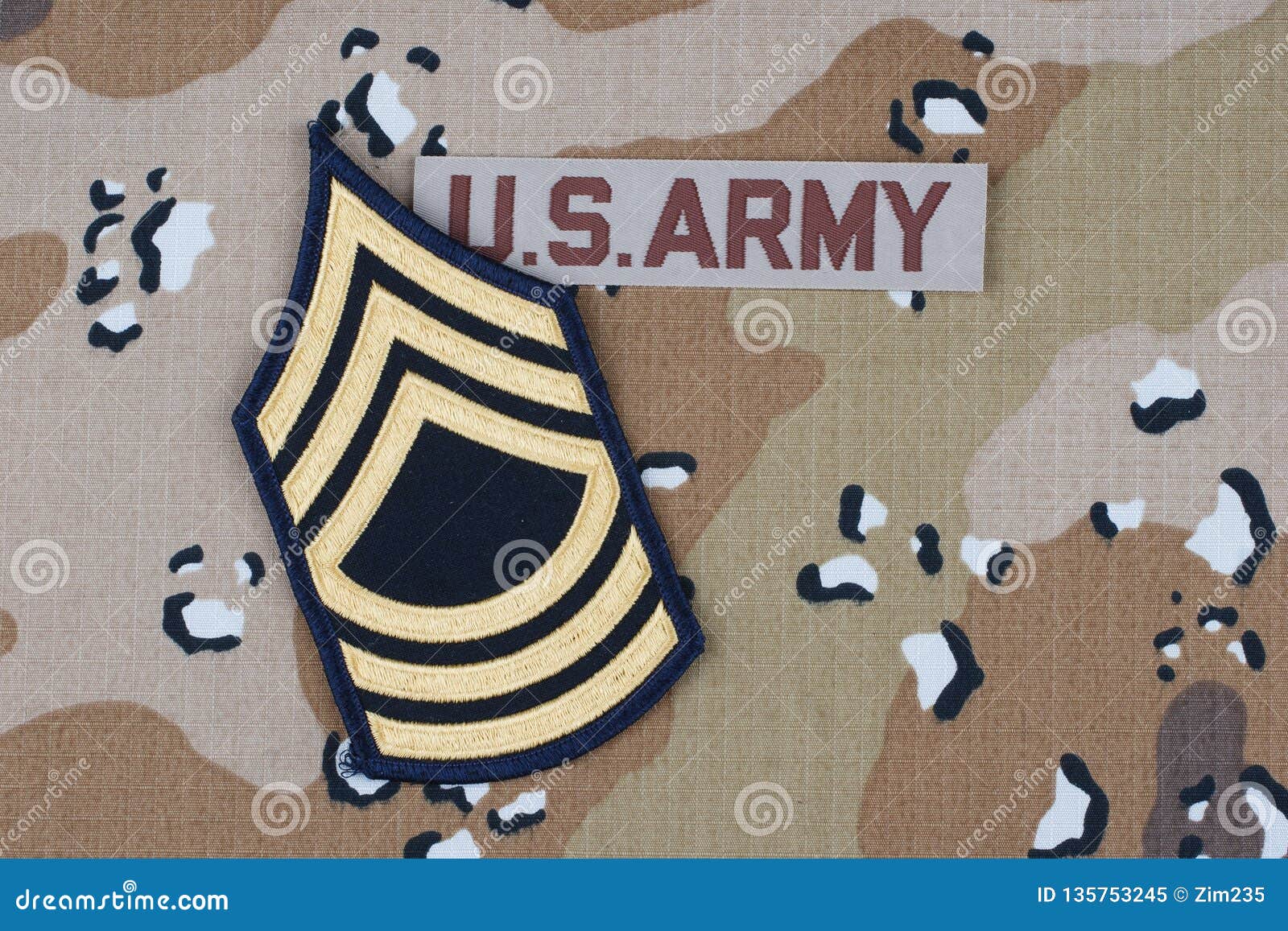 US ARMY Uniform with Rank Patch Stock Image - Image of specialist, army ...
