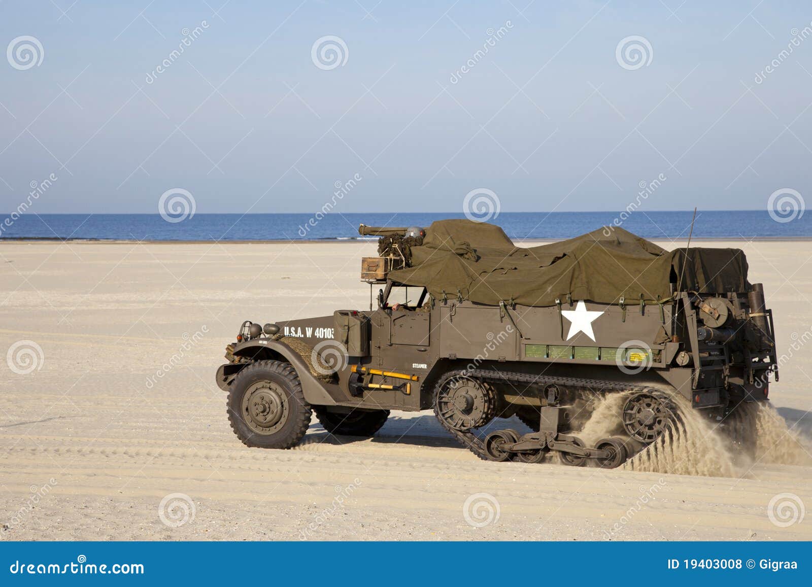 US army halftrack stock photo. Image of armed, warfare - 19403008