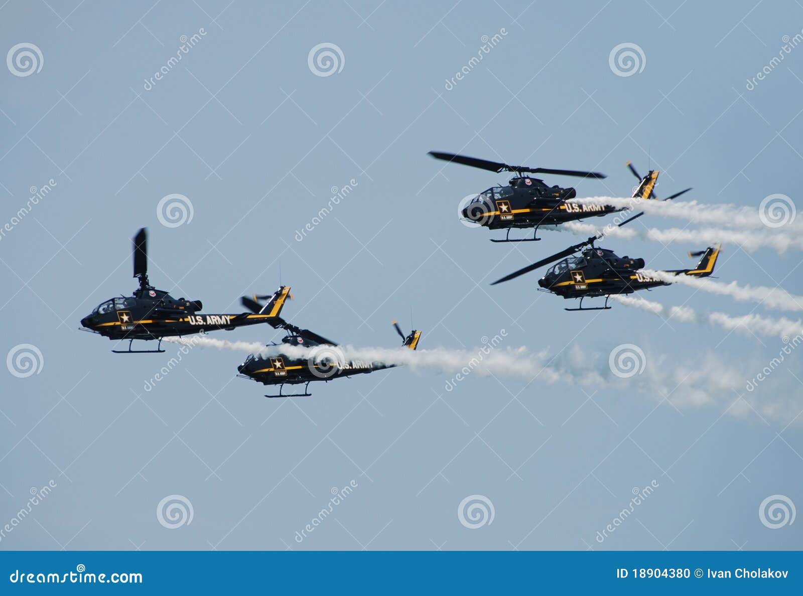 US Army Helicopter Demo Team Editorial Image - Image of cobra, demo ...