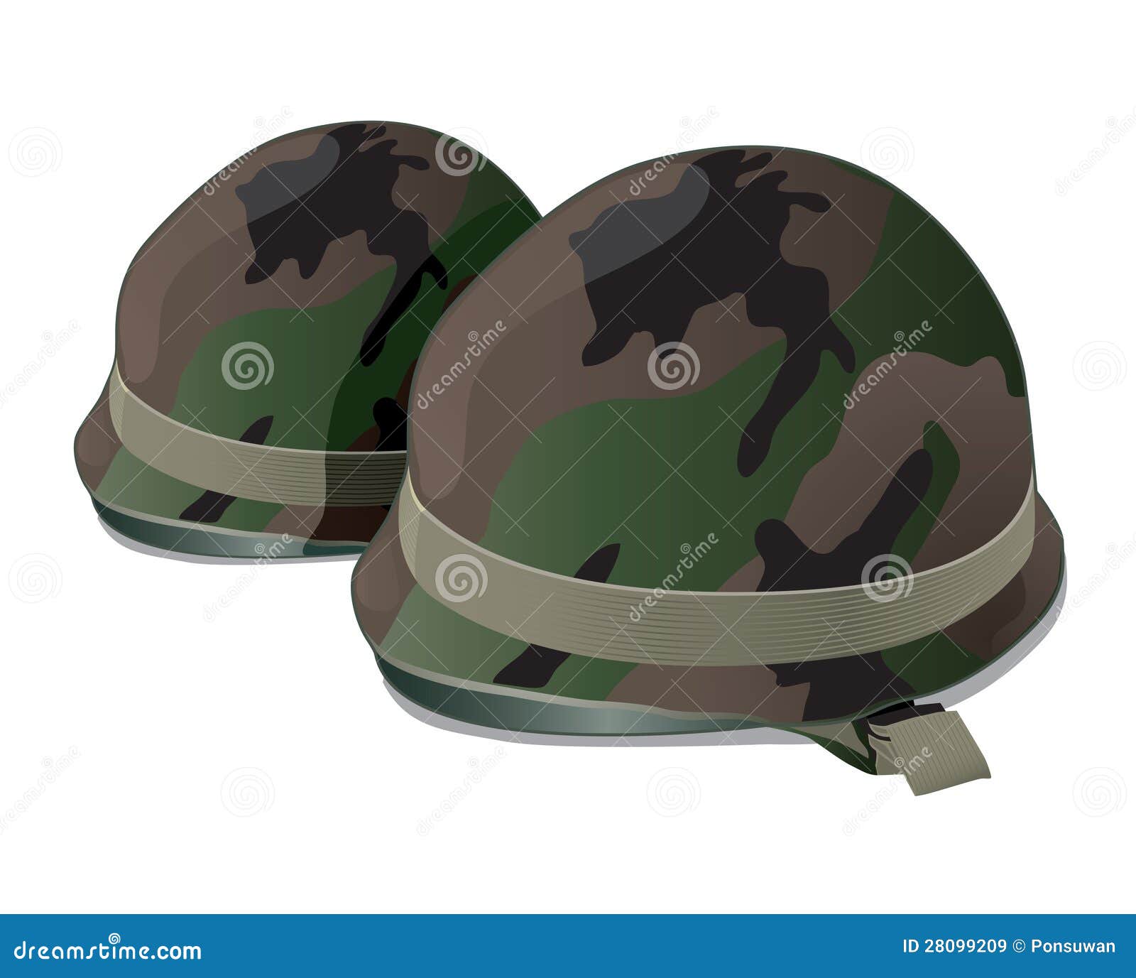 Army Helmet With Glasses. Military Flight Helicopter Hat Cartoon Vector ...