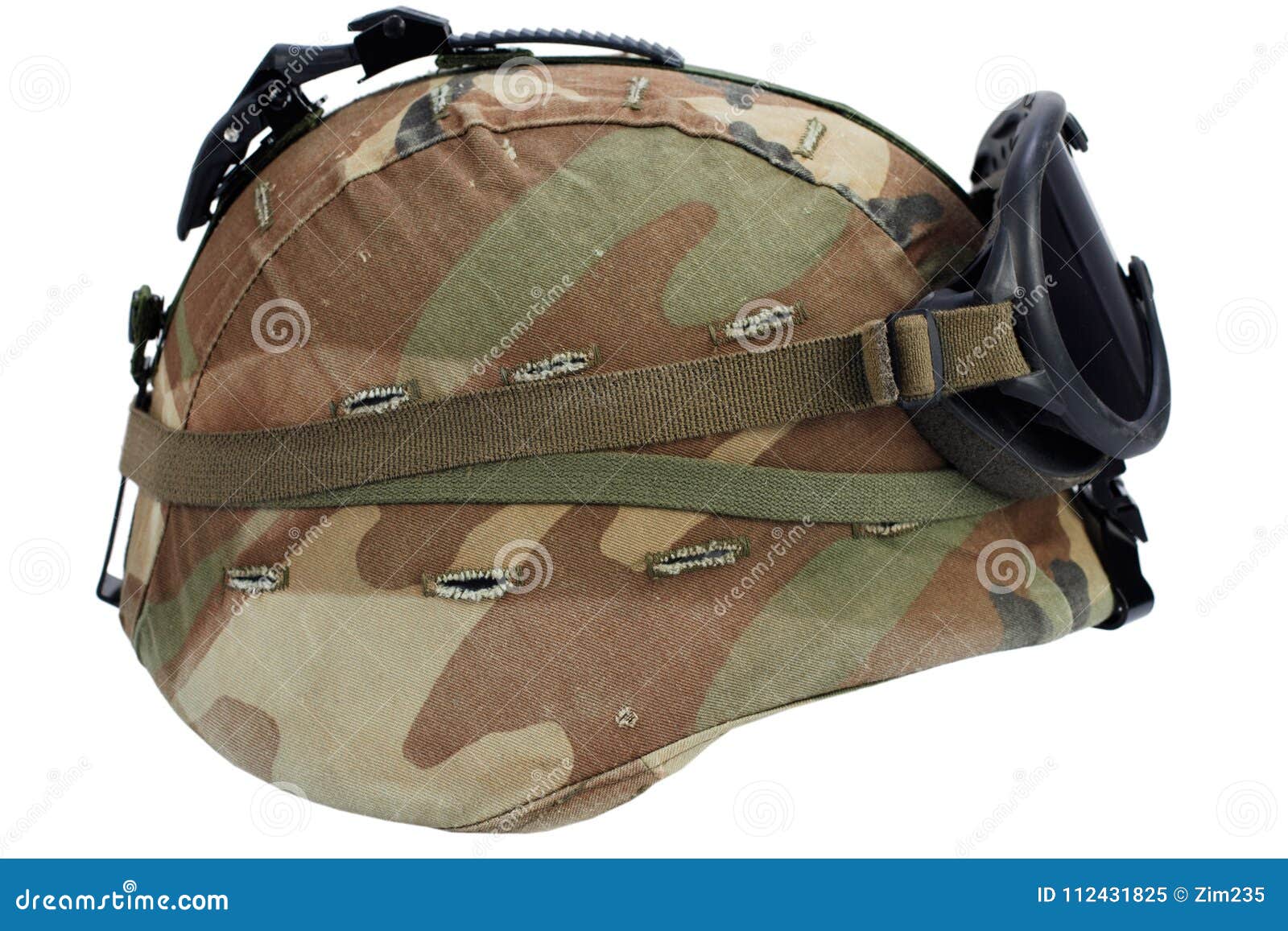 Us Army Kevlar Helmet with Goggles Stock Image - Image of america ...