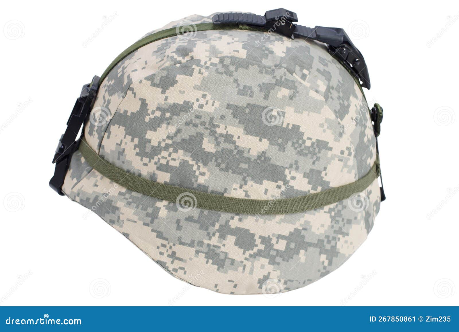 Us Army Kevlar Helmet with Night Vision Mount Stock Image - Image of ...