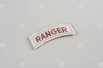 US ARMY ranger tab stock image. Image of ranger, collection - 112428595